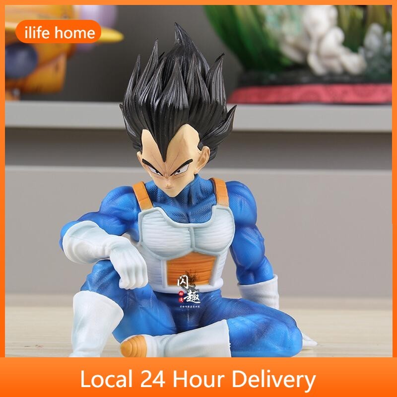Shipping from Manila 16cm DRAGON BALL Vegeta Sitting Posture Goku ...