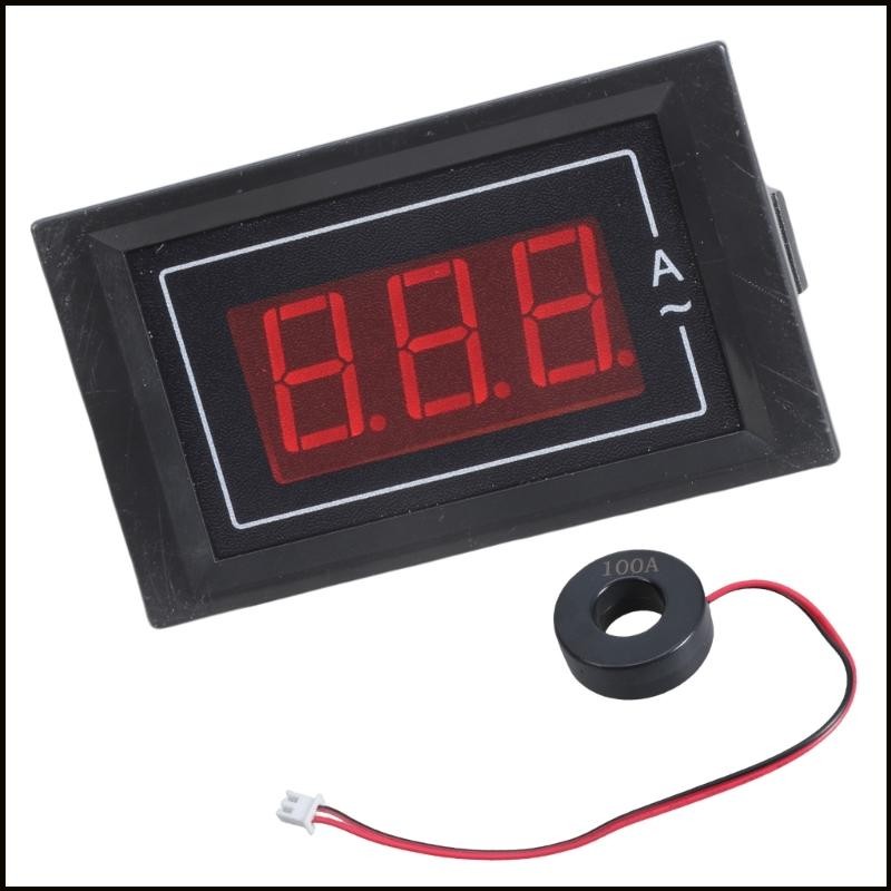 RUN Professional 100A AC Current Meter with External Converter Current ...