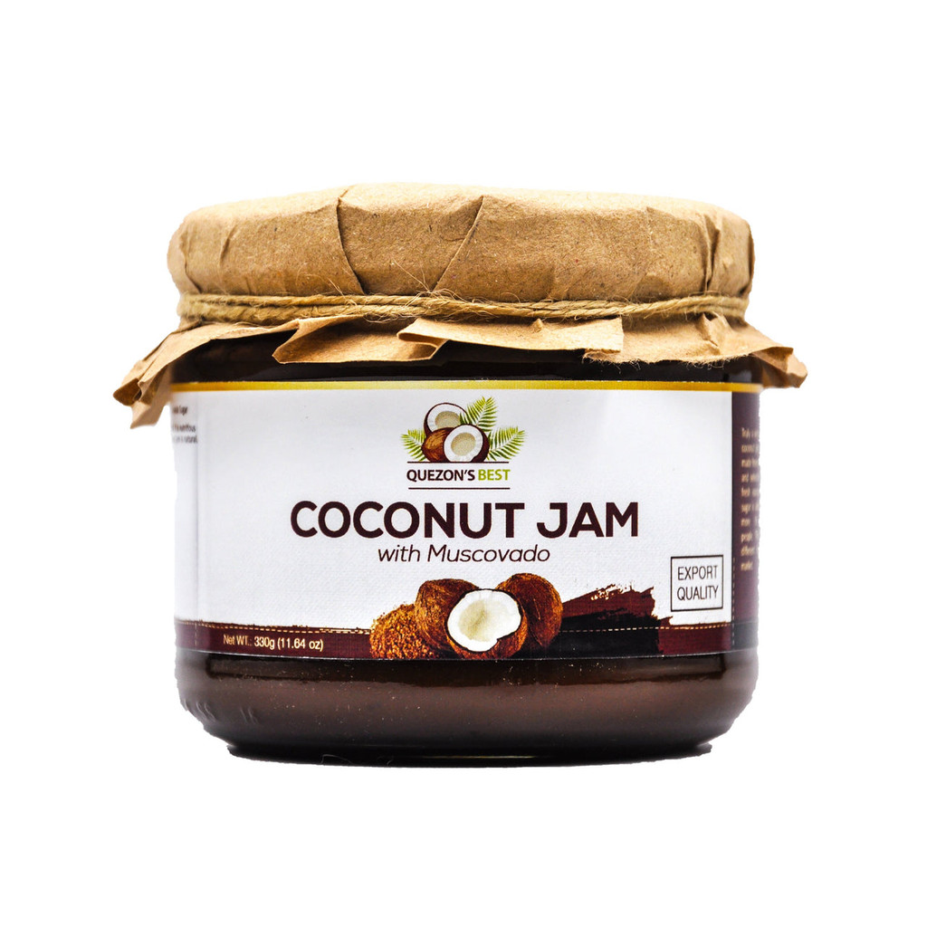 Quezon's Best Organic Coconut Jam - Muscovado (330g) | Shopee Philippines