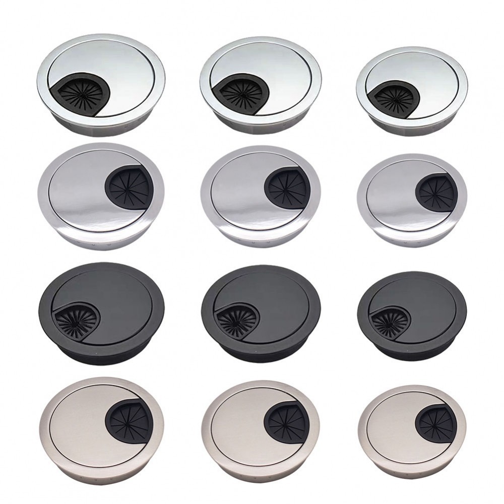 Desk Metal Grommet Anti-corrosion Anti-rust Anti-slip Ribs Desktop ...