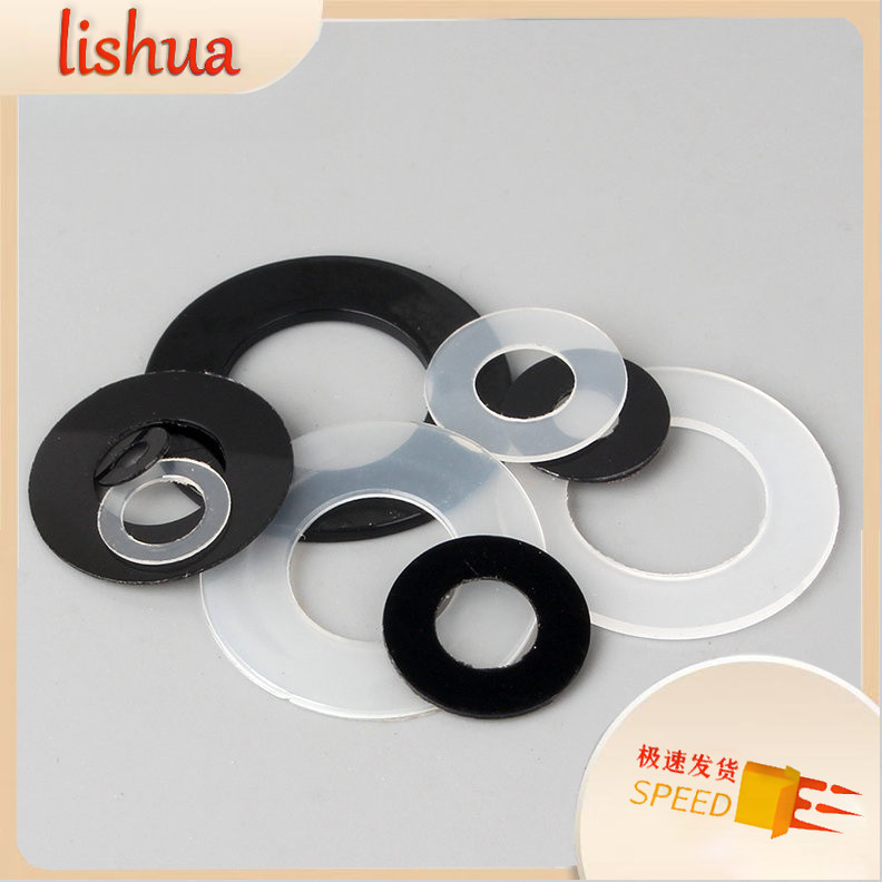 [LS] Plastic Insulated Flat Washer M2M3M4-M12 Black Nylon Washer PE ...