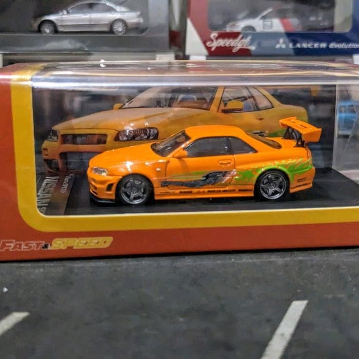 HJ99 Diecasf Fast Speed Nissan Skyline GTR R34 NFS Livery Seal | Shopee ...