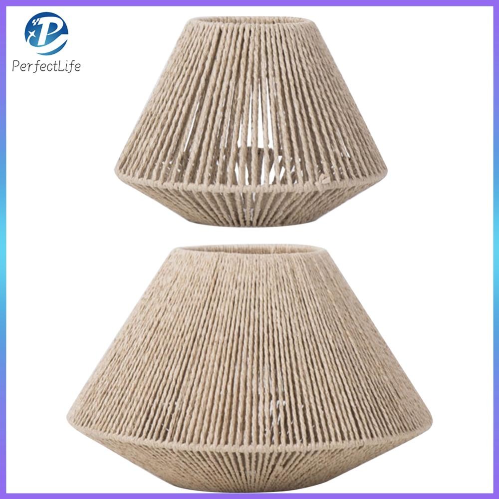 sportfront Woven Paper Rope Ceiling Fan Light Bulb Cover Simulation ...