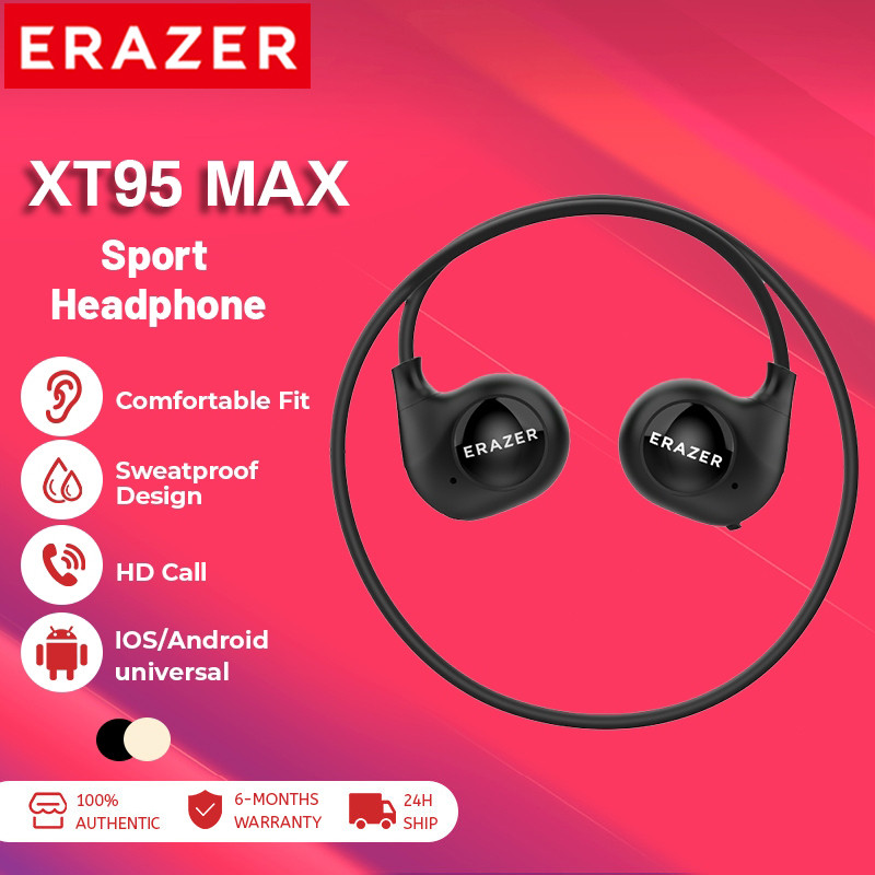 ERAZER XT95 II Air Conduction Earbuds True Wireless Neckband Bluetooth ...