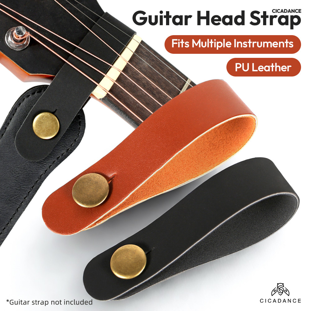 Guitar Strap Connection Belt Guitar Neck Strap/Headstock Strap Leather ...