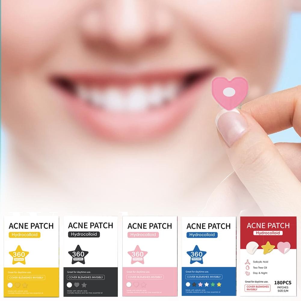Pink 360pcs Acne Patches Effective Acne Removal Anti-inflammatory And ...