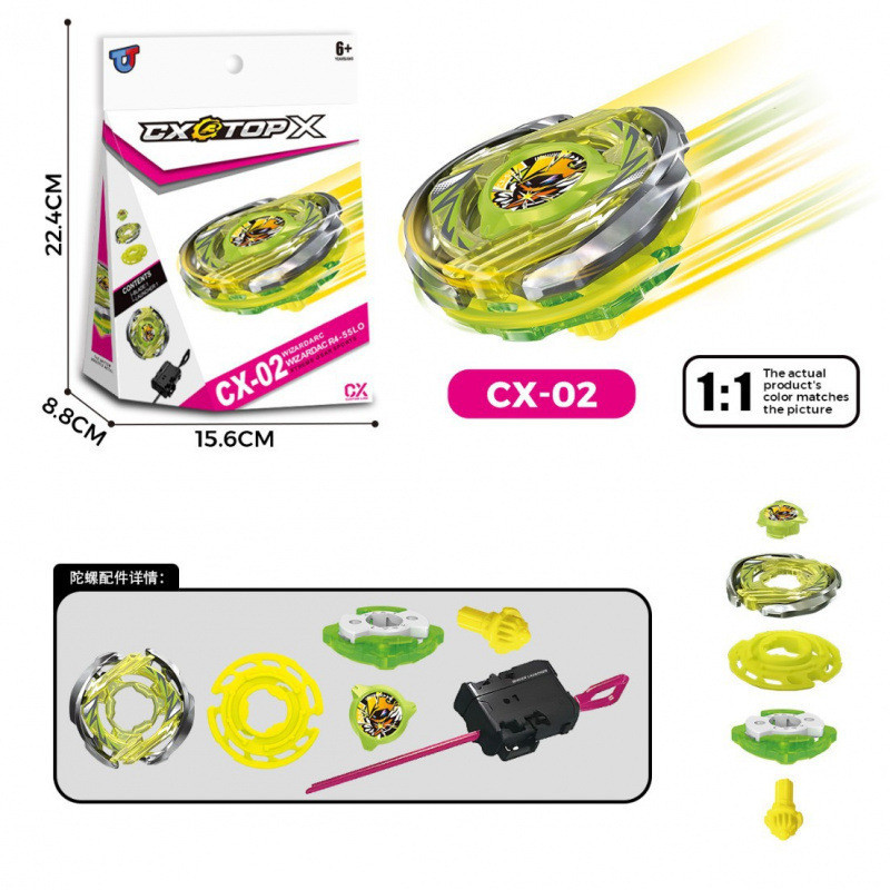 Beyblade Burst X CX-02 Wizard Arc With Launcher Set Metal Beyblade ...