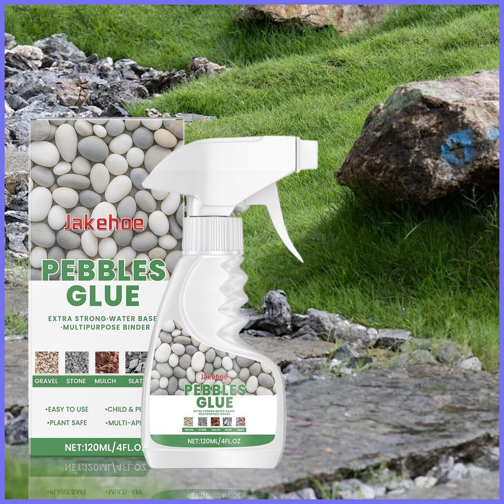 Pebble for Landscaping Gravel 120ml Weather-Resistant Stone Binder ...