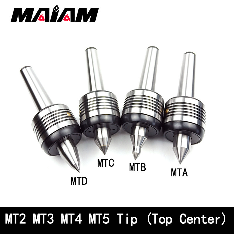 MT2 MT3 MT4 MT5 MORSE CNC Lathe Rotating Center Standard Double Cone ...
