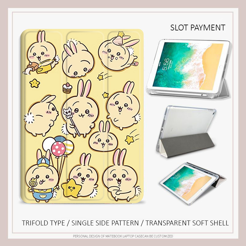 Chiikawa usagi Cartoon iPad Case for iPad Air 6 Air 7 Gen 11 air4/5/6/7 ...