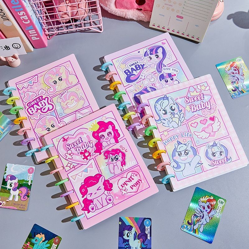 My Little Pony Card Book High-value Cute Four Palace Large-capacity ...