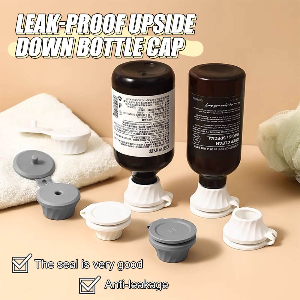 Shampoo inverted bottle cap shower gel inverted squeeze leak-proof ...