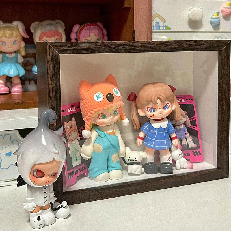 Mystery Box Storage Photo Frame Pop Mart Figure Transparent Anti-dust ...