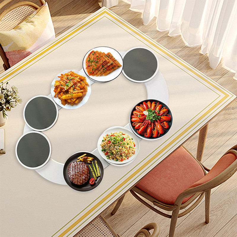 GMARTY Rotag Dining Table Tray Non Skid Lazy Susan Convenient Rotag ...