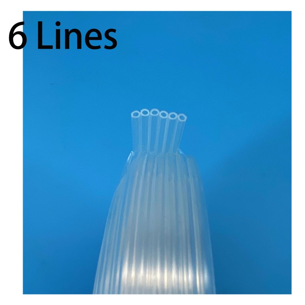 new 5m/lot Solvent Ink Tube 6 Lines Feeding Tube For large format ...
