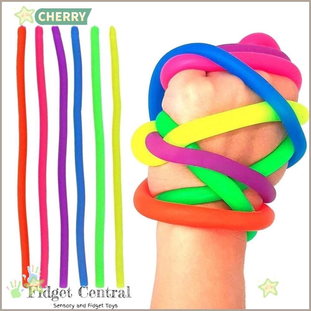 CHERRY3 Stretchy String Learning Sensory Vent toys Fidget Monkey Noodle ...