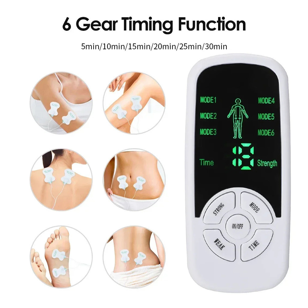 Multi-functional Pulse Electric Muscle Stimulator Back Body Massage ...
