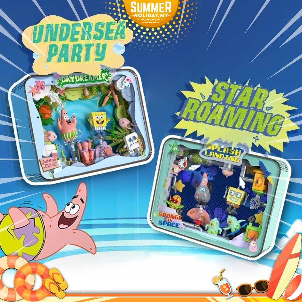 AREA-X Block AB0030-31 Spongebob Patrick Photo TV Frame Mini Figure ...