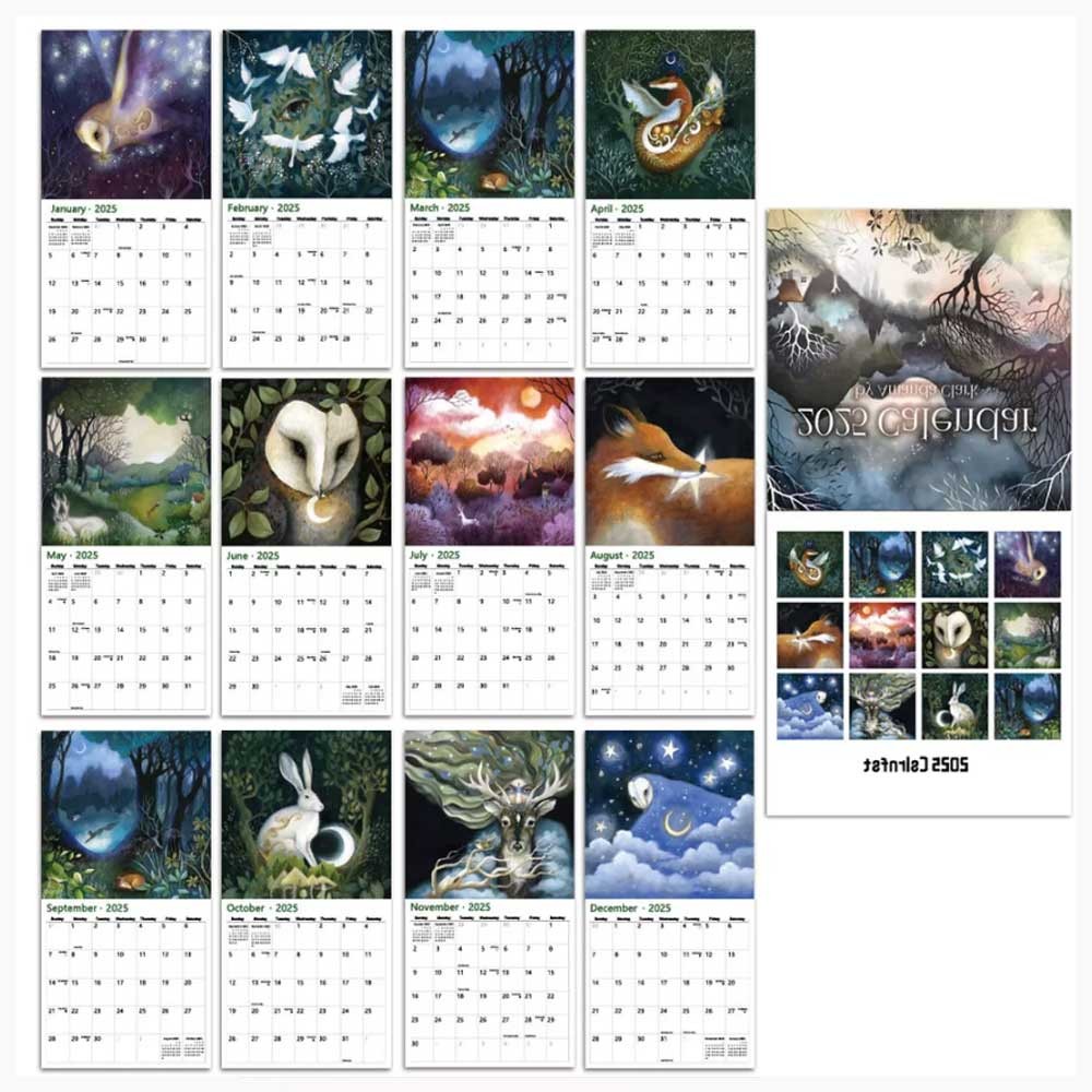 2025 Calendar Fairy Tale Forest Calendar | Shopee Philippines