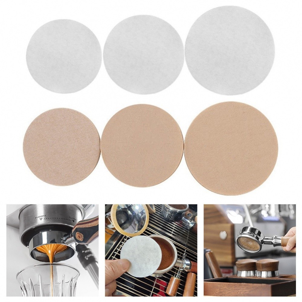 Coffee Filter Paper 100 Pcs For Espresso Coffee Maker Raw Wood Pulp ...