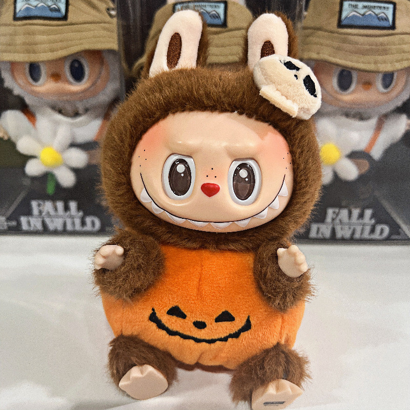 Labubu labubu Halloween Vinyl Pumpkin Carnival Plush Doll Pendant Cute ...