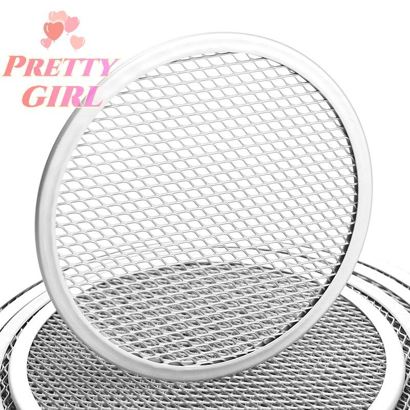 [Pretty ggirl] 6-12inch Non Stick Pizza Screen Pan Seamless Aluminum ...