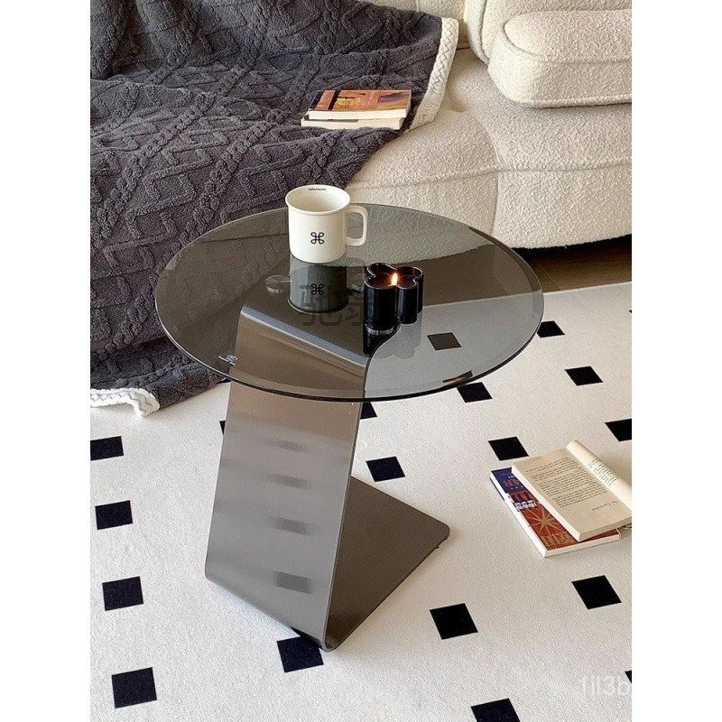 Yr Nordic Light Luxury Stainless Steel Side Table Living Room Sofa Edge ...