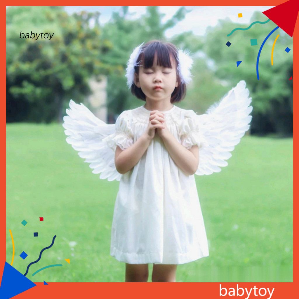 BABY Kids Angel Wings Outfit Cosplay Wings for Adults Feathered Angel ...
