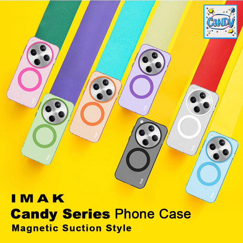 for OPPO Find X8 - IMAK Candy Series Case Cover (with Magnetic) | Shopee Philippines