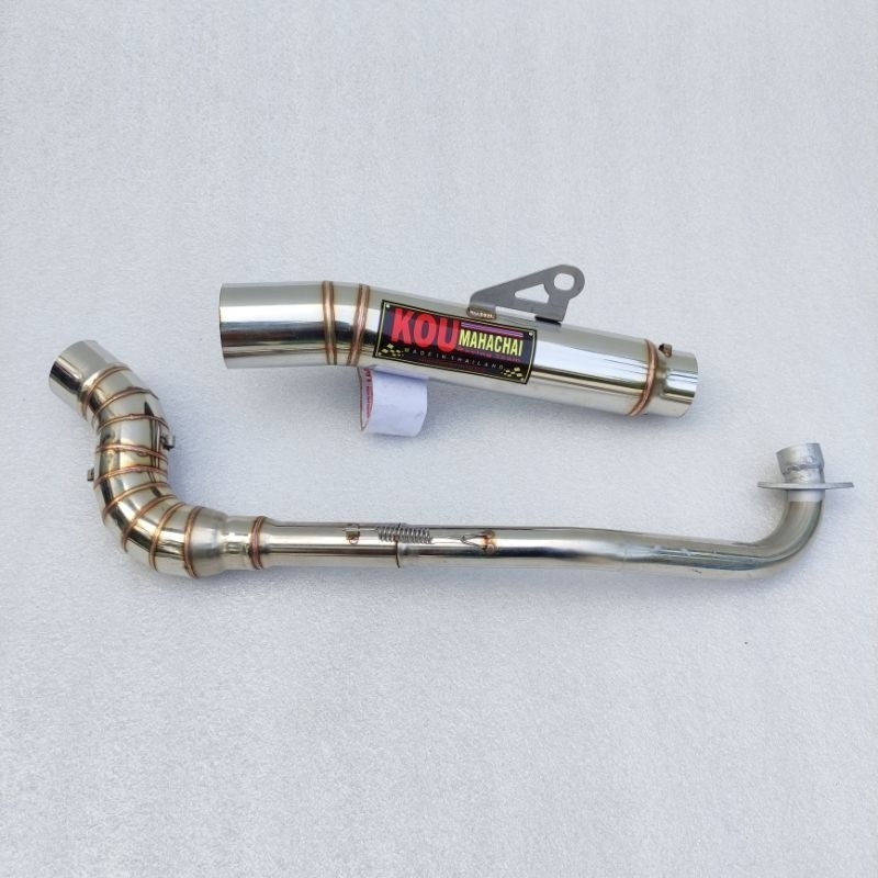 A01 Canister 51mm tube type kou mahachai open PIPE 1set for Xrm 110 125 ...