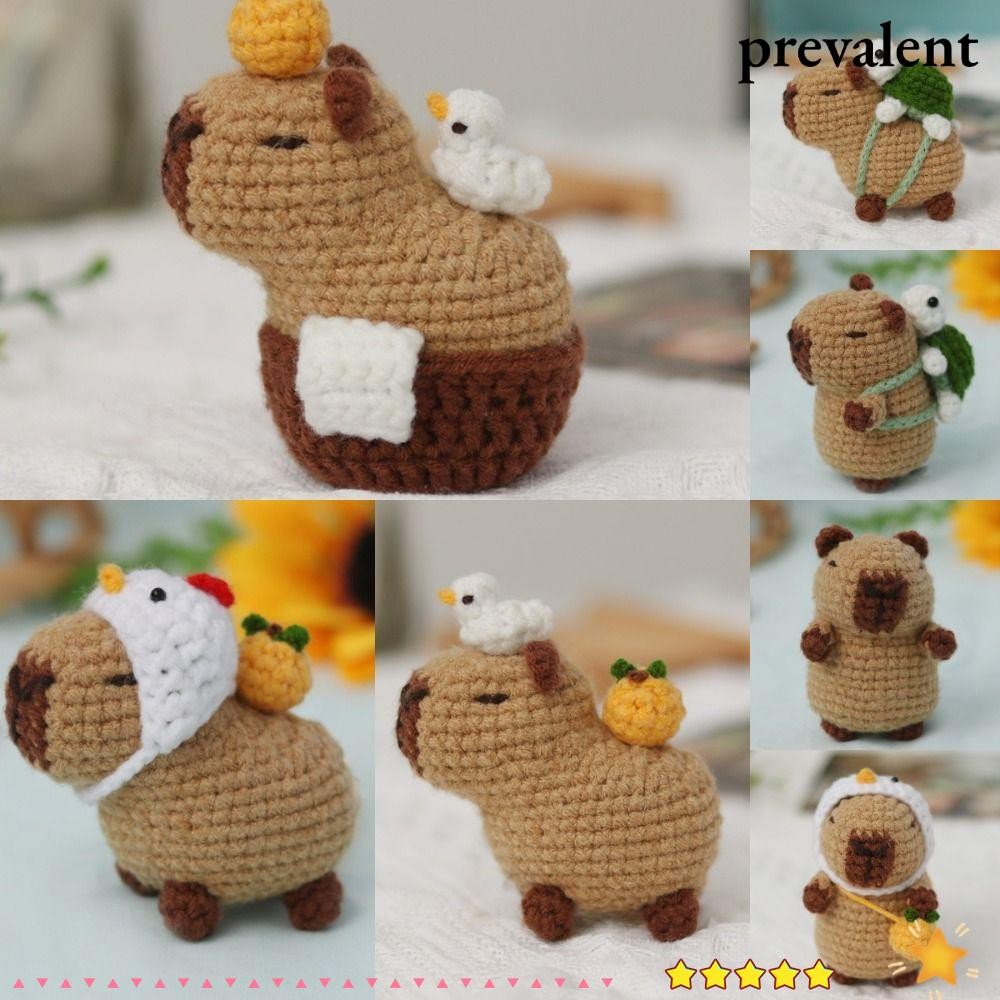 PREVA Capybara DIY Crochet Kit, Beginner with Crochet Hooks Crochet ...