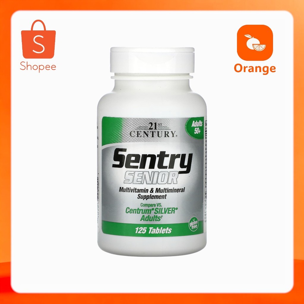 21st Century Sentry Senior Multivitamin & Multimineral Supplement ...