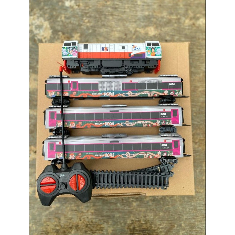 Indonesian RC toy train package, remote control toy train, cc206 ...