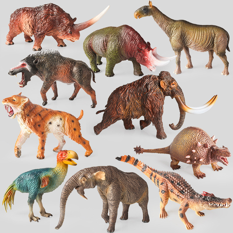 Ancient Creatures Figurines Animal Simulation Models Stegosaurus ...