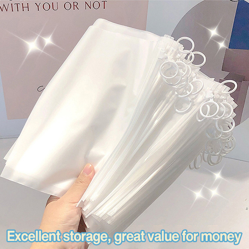 Zipper Bag shrink plastic Candy Cookies Opaque White 1PCS Thick ...