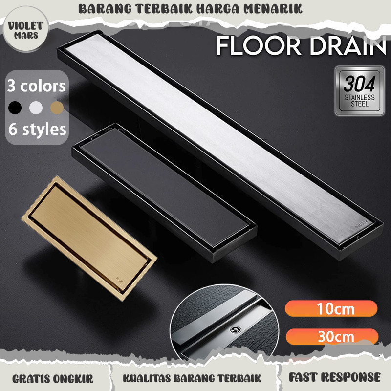 Smart Floor Drain Stainless 304 30CM 60CM Side Filter Drain Tile Insert ...