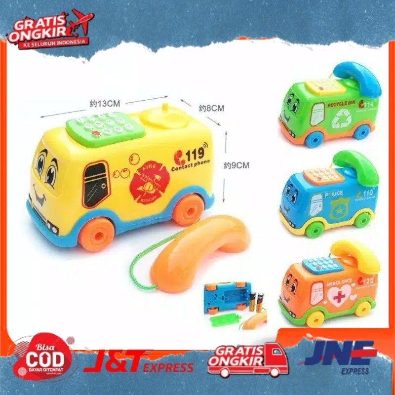 NEW Children's Toys Car Mobile Phone Toy Car With Mini Car Phone ...