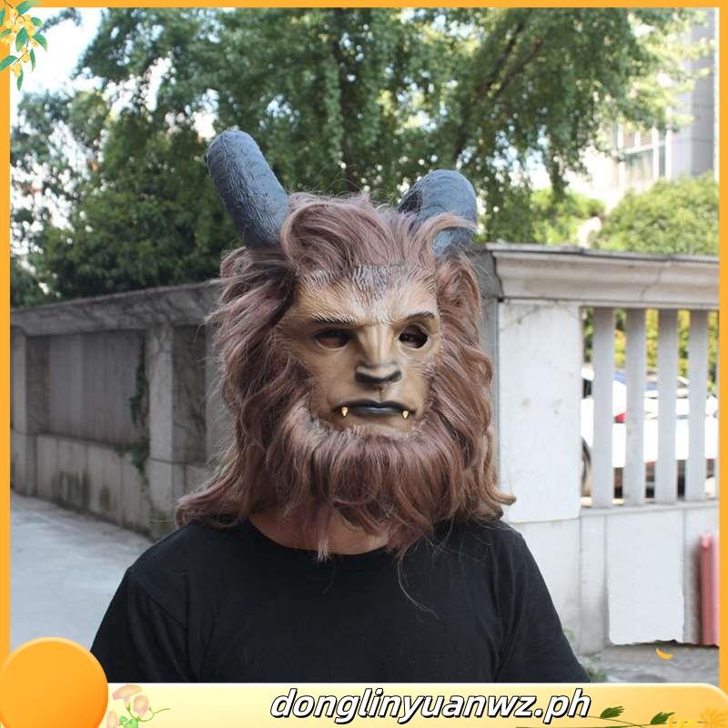 Movie Beauty and the Beast Prince Mask Helmet Eyepatch Face Muffle ...