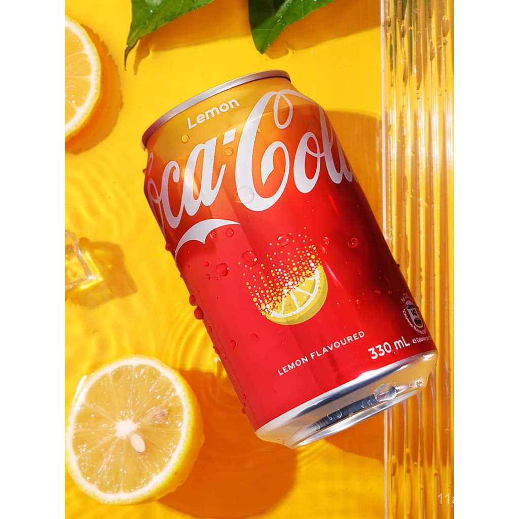 6Canned/Hong Kong Imported Beverage Hong Kong Coca-Cola Lemon Flavor ...