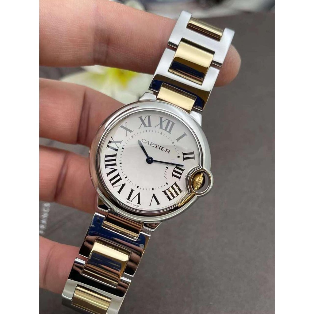 Cartier Cartier Blue Balloon W69008Z3 Quartz Men's Watch 36mm | Shopee ...