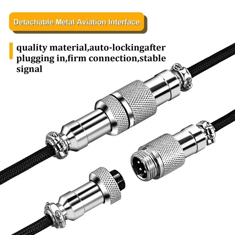 3M Custom Type C Mechanical Keyboard Coiled Cable USB Wire Mechanical ...