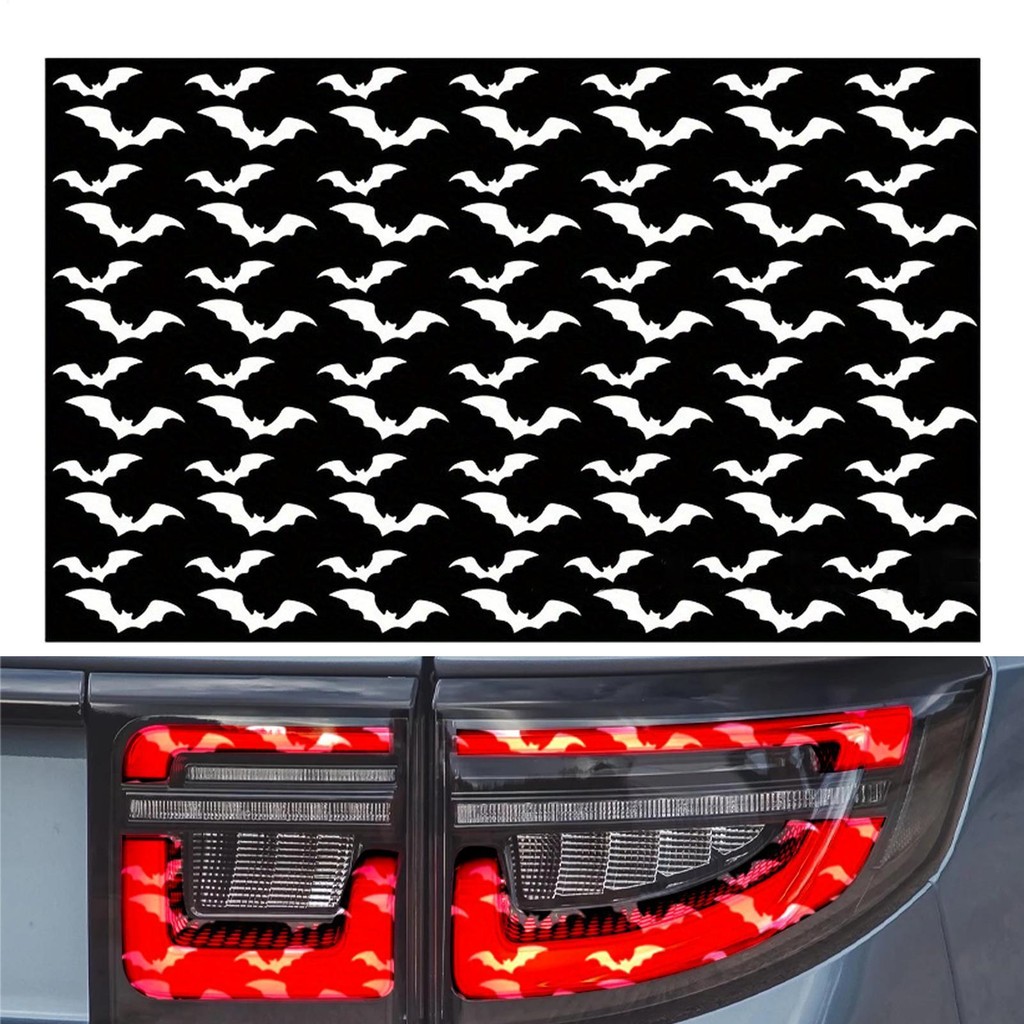 Taillight Sticker Bat Car Taillight Cover Sticker Car Rear Tail Light ...