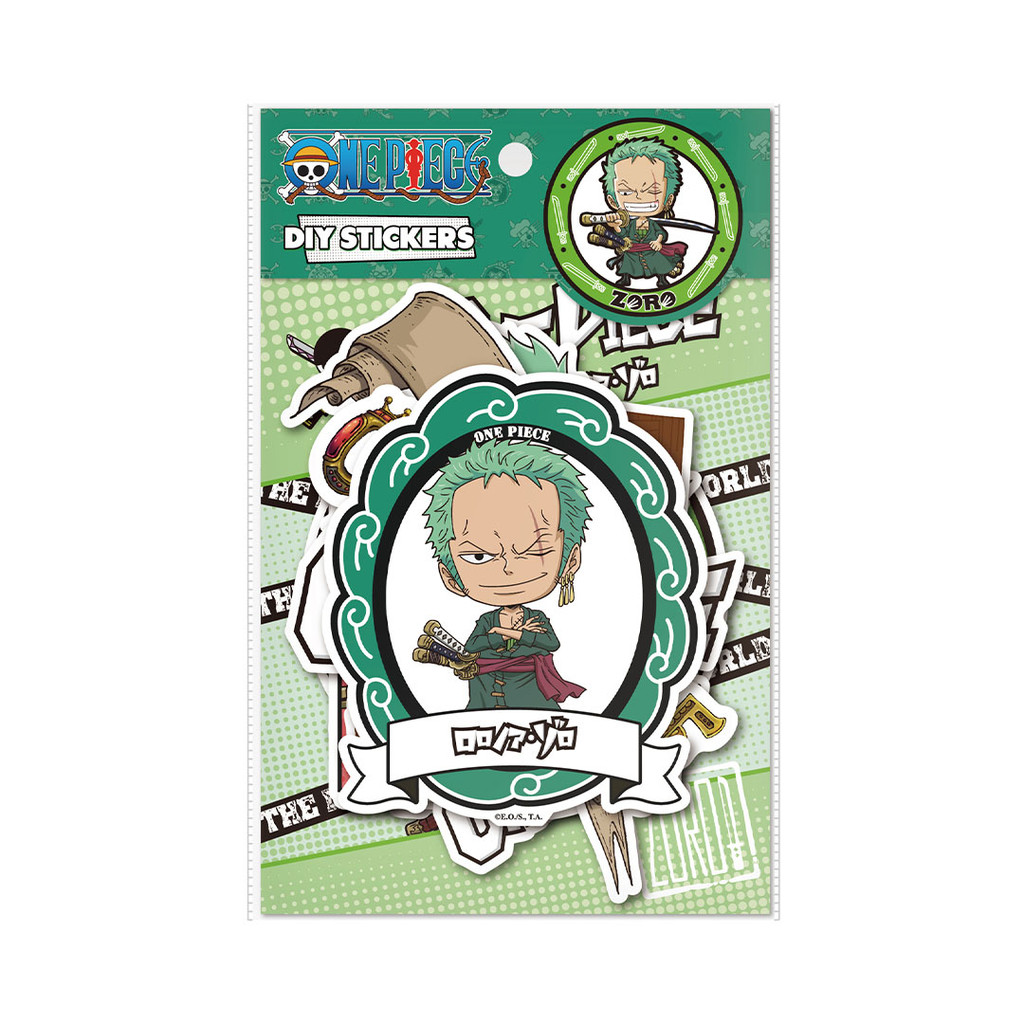 MINISO One Piece Classic Collection Decoration Sticker (Zoro） | Shopee ...