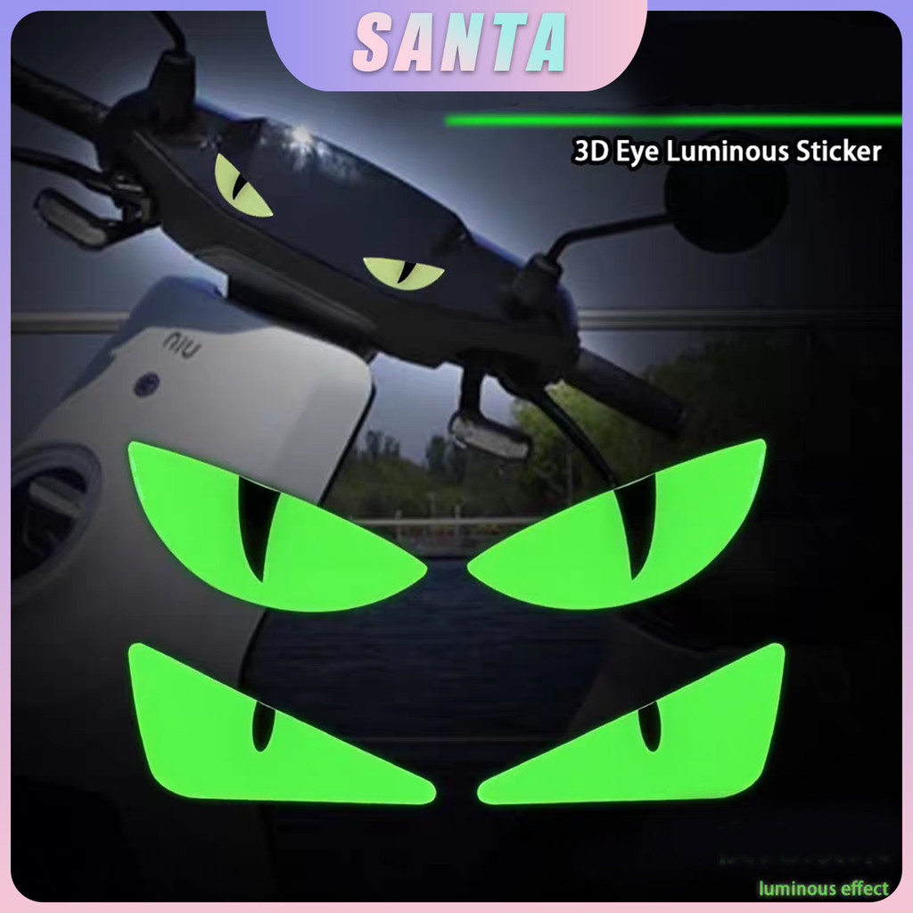 Devil Eyes Car Brake Light Stickers Demon Monster Eyes Reflective ...