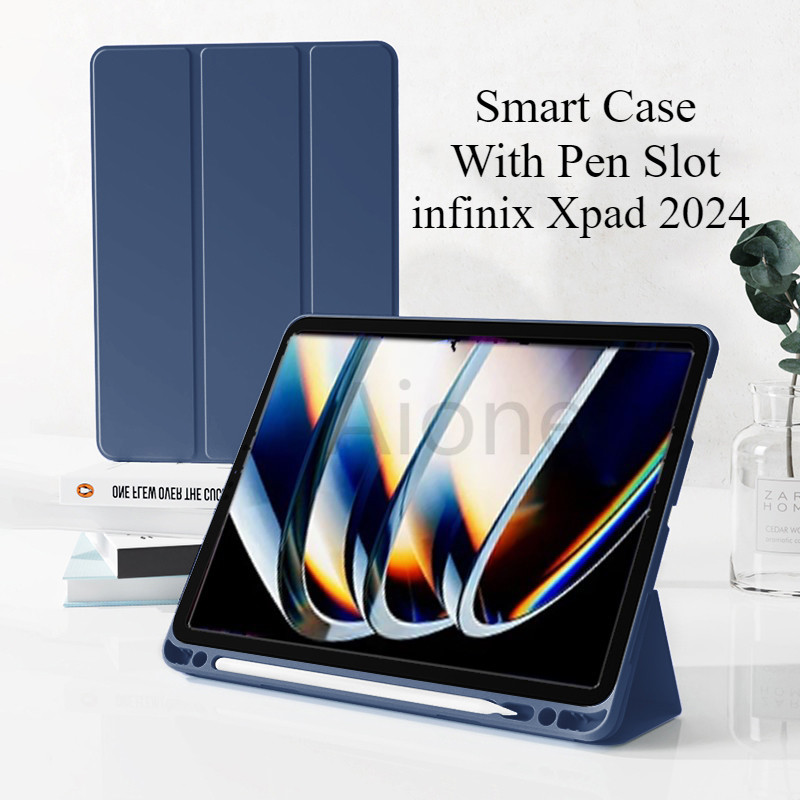 Case Infinix XPad 11 inch With Pen Slot Magnetic Protective Case ...
