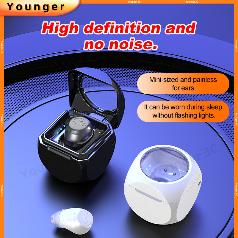 Transparent Mini Bluetooth Headset With Mic,Single Ear Earbuds With ...