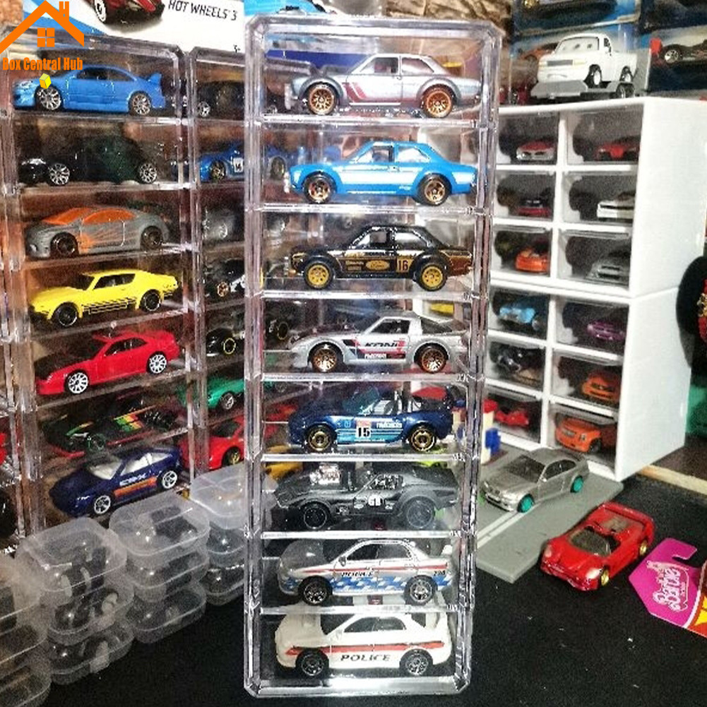 1:64 Acrylic Case Display for Hotwheels Die Cast Cars Christmas ...