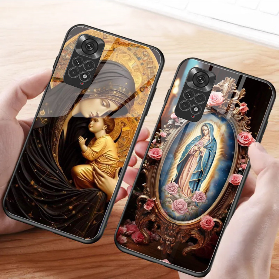 Our Lady Of Guadalupe Virgin Mary 01 Tempered Glass Phone Case For ...