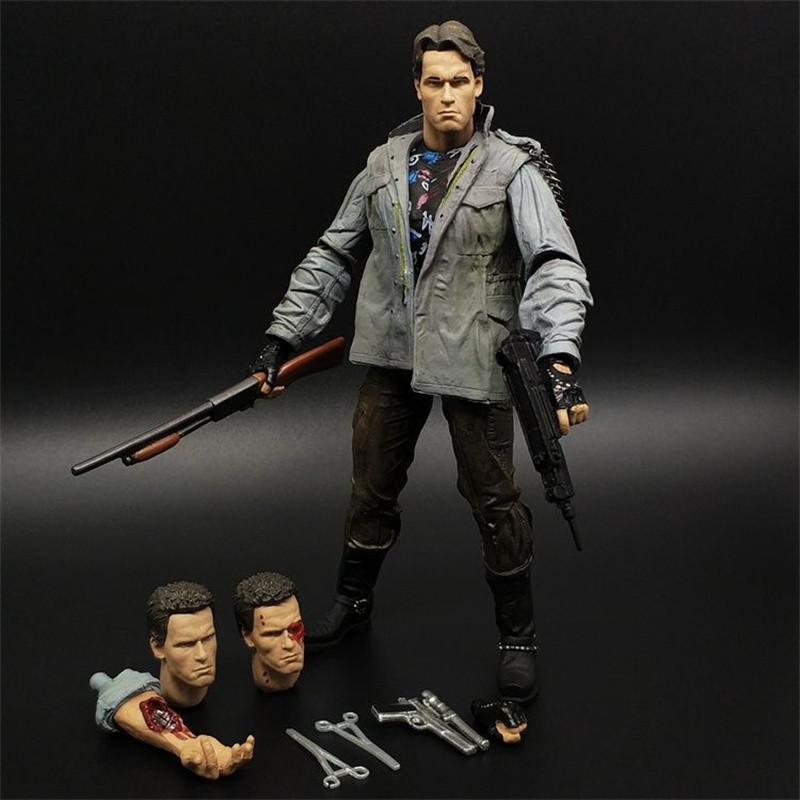 Neca Terminator T800 Schwarzinger Arnold Police Station Ruffian Version ...