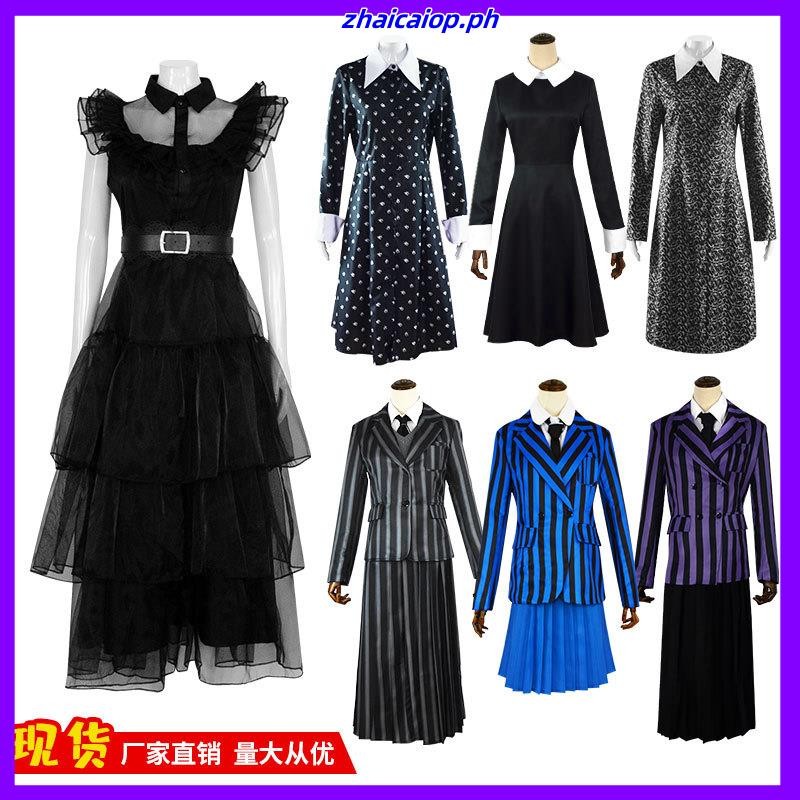 Kids Wednesday Addams Wig Black Braided Wigs for Wednesday Addams ...